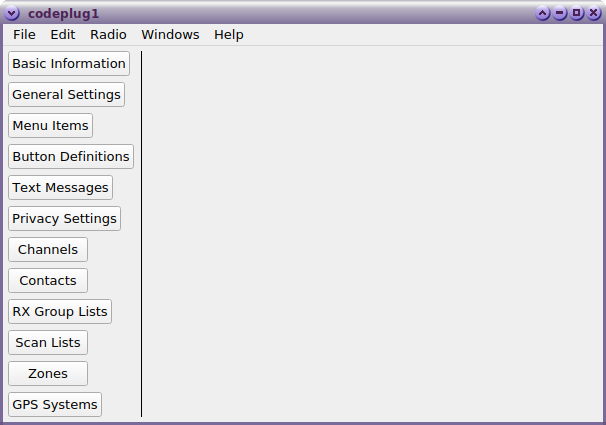Codeplugeditor „Editcp“ für Linux