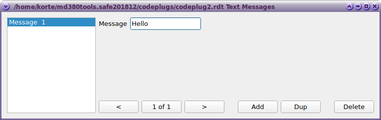 Codeplugeditor „Editcp“ für Linux
