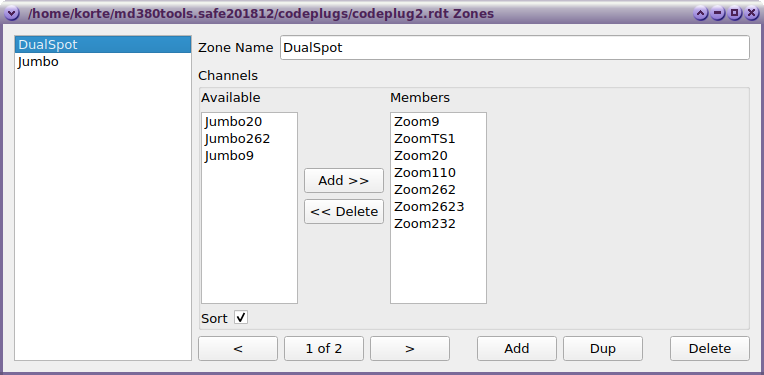 Codeplugeditor „Editcp“ für Linux