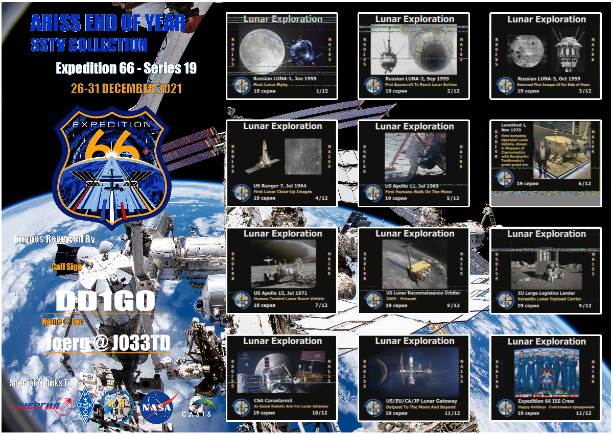 ARISS end of Year SSTV Collection